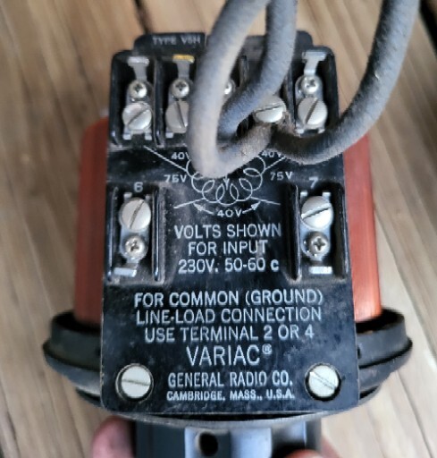 Variac 115V 2amp 0-270v 50-60 General Radio Co. Variable AC Transformer ...
