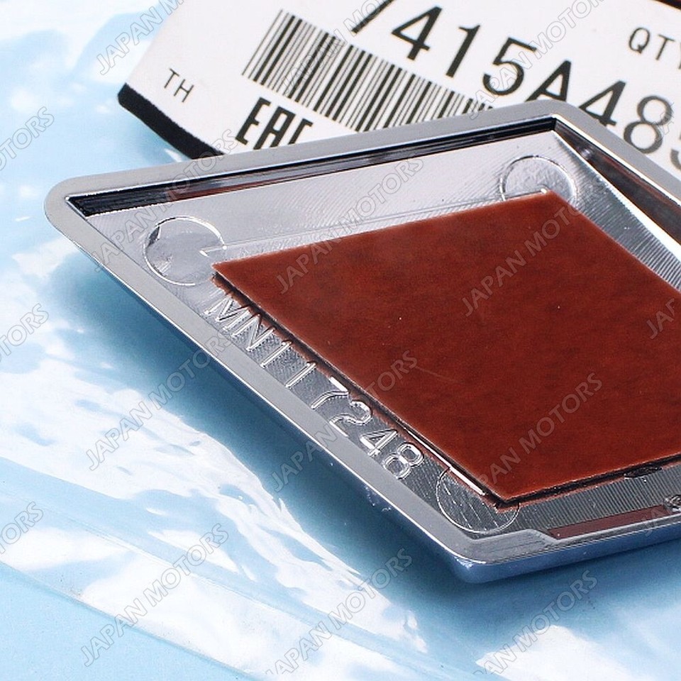 Genuine OEM Mitsubishi Three Diamonds Mark Front Grille Emblem Badge ...