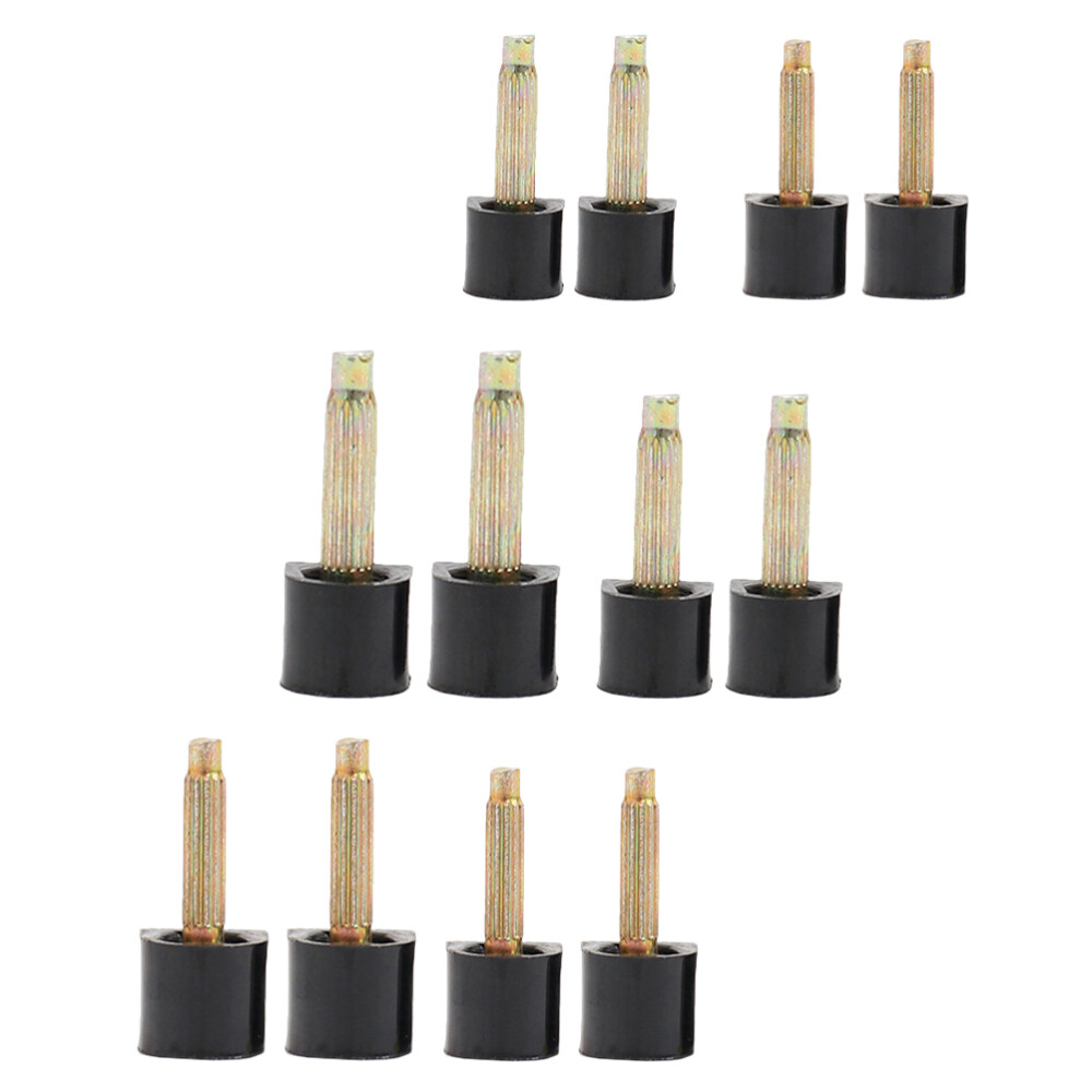6 Pairs Heel Tips Replacement Caps Non- Covers High Studs Boots Heels ...