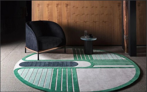 Luxury, Tufted Round wool rug made with premium wool Best suites in ...