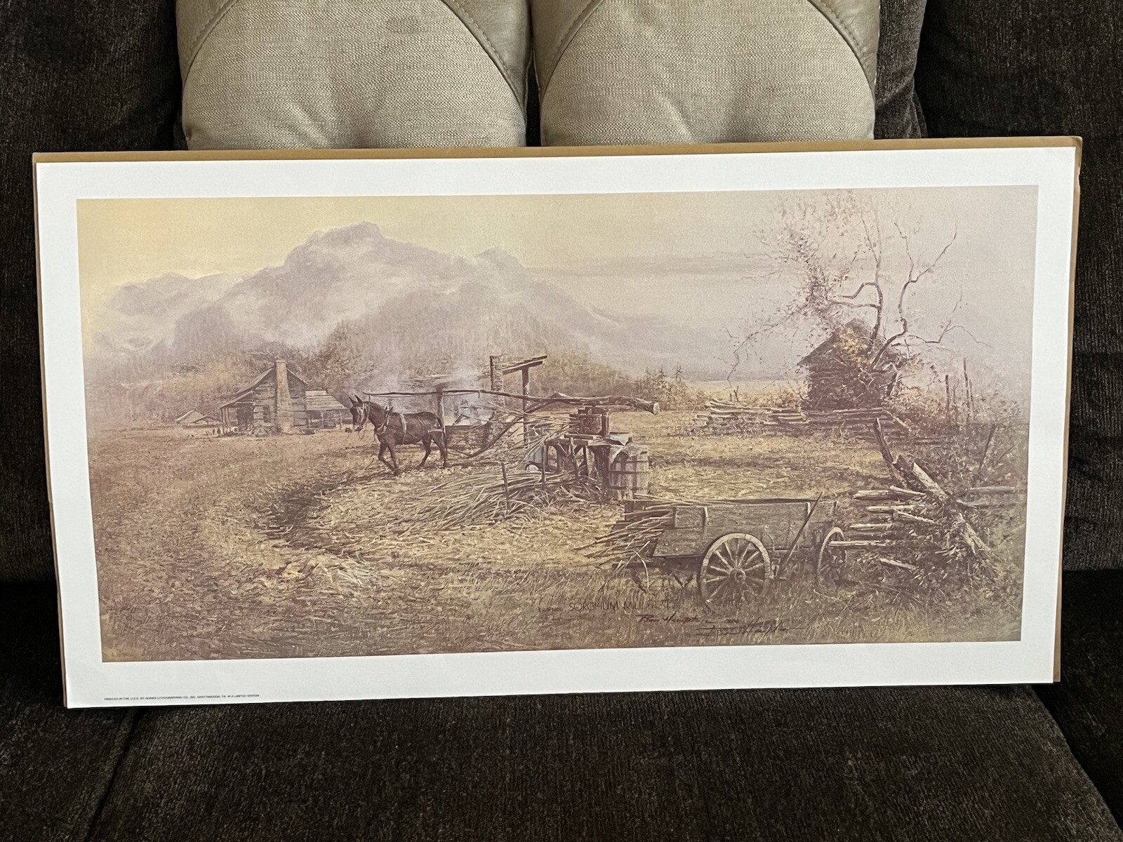 Ben Hampton “Sorghum Mill” 225 of 1500 Painting Signed Limited Edition ...