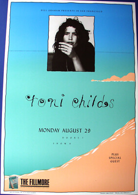TONI CHILDS 1988 FILLMORE CONCERT POSTER | eBay