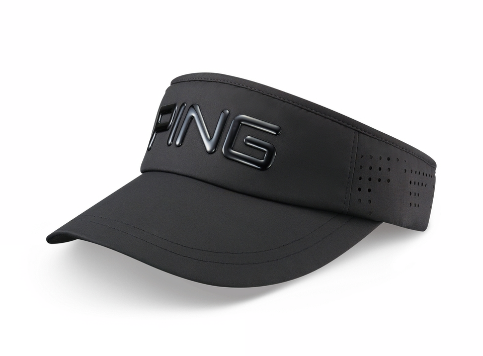 PING 2024 New Designed Premium Golf Solid Wide Visor Men Adjustable Cap ...