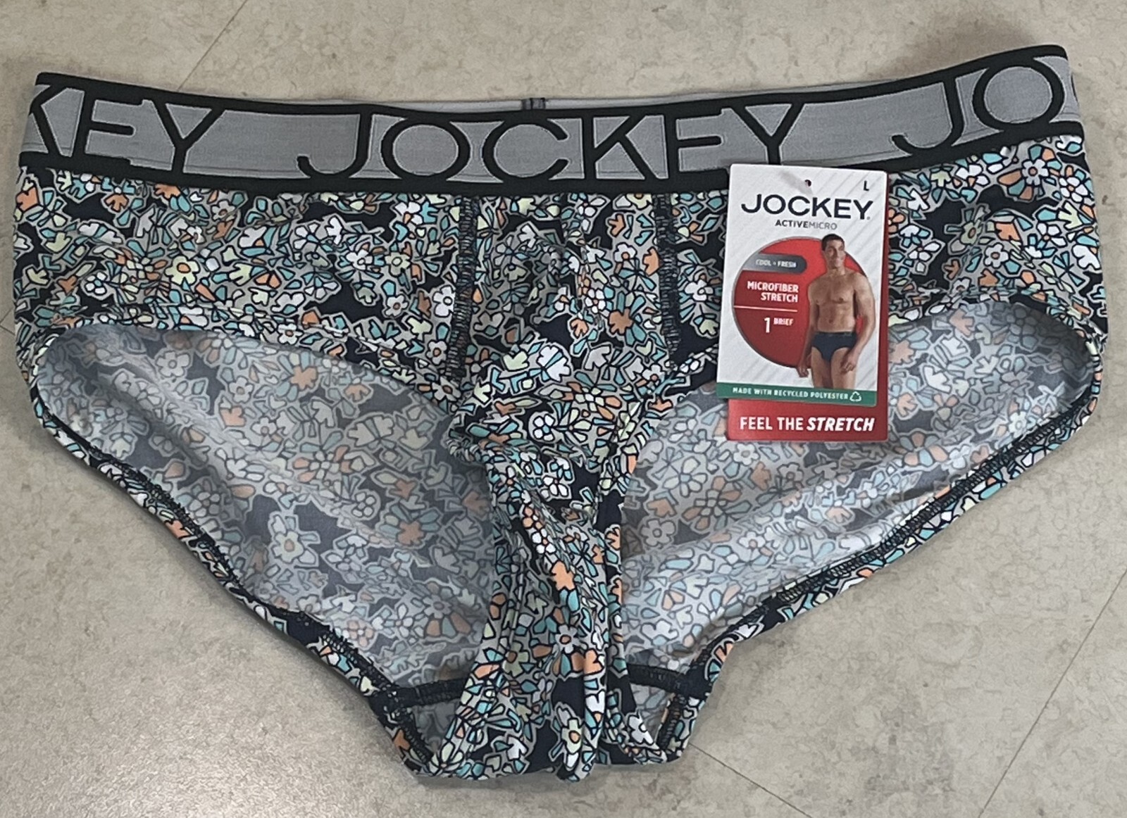 JOCKEY ActiveMicro Microfiber Stretch Brief - Large, multi color | eBay