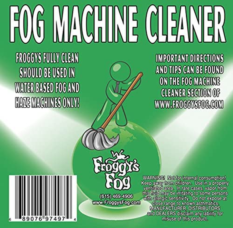 Fog Machine Cleaner Fluid - Froggys Fully Clean (1 Quart (32 Oz.)) | eBay