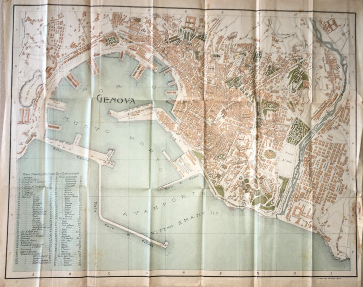 Abruzzo Map Pa Turistica Genova