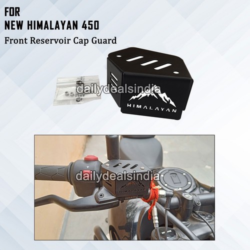 Fit For Royal Enfield New Himalayan 450 "SS Reservoir Cap Guard, Black ...