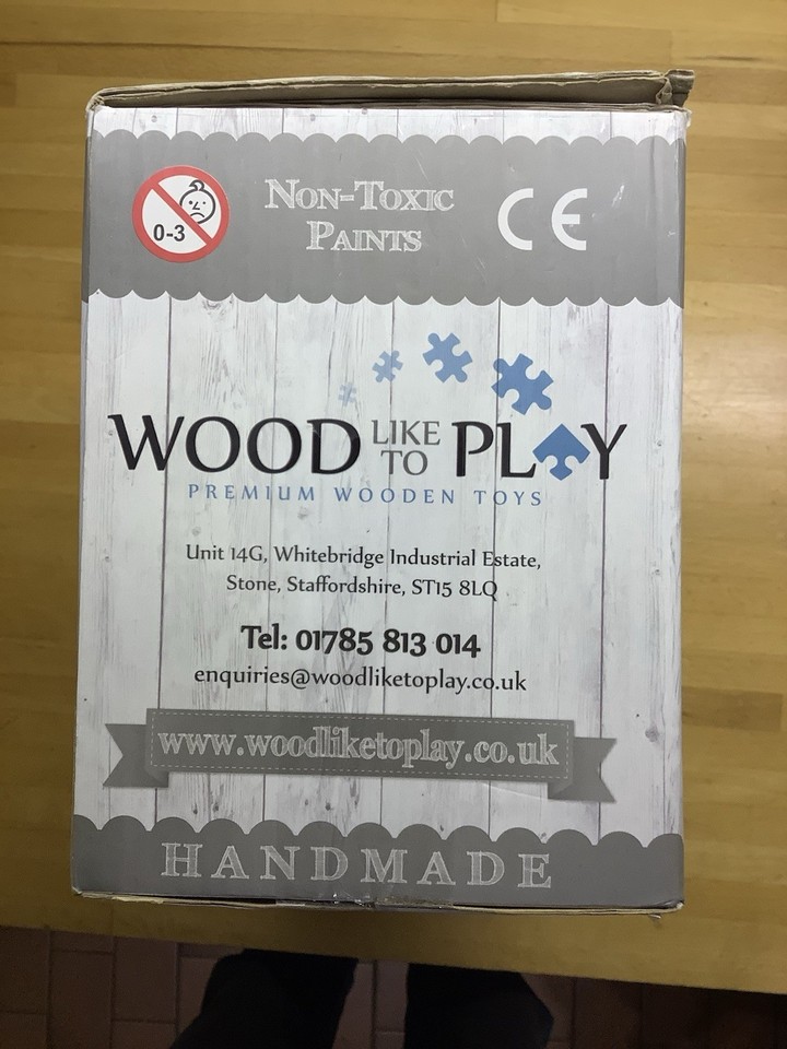 Wooden Noahs Ark Boat and animals | eBay UK