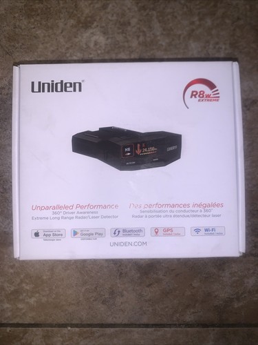 UNIDEN R8w Extreme Long-Range Radar/Laser Detector WITH HARDWIRE KIT ...