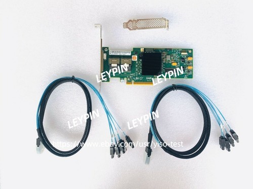 LSI 6Gbps SAS HBA LSI 9220-8i IT Mode ZFS FreeNAS unRAID + 2* Cable ...