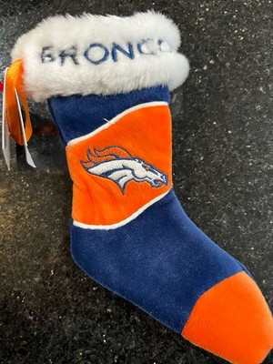 Denver Broncos NFL Team Logo 8 Inch Stocking Ornament | eBay