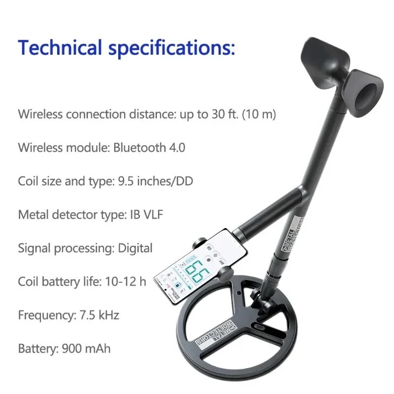 Wireless Model Metal Detector High Precision Detector Underground | eBay