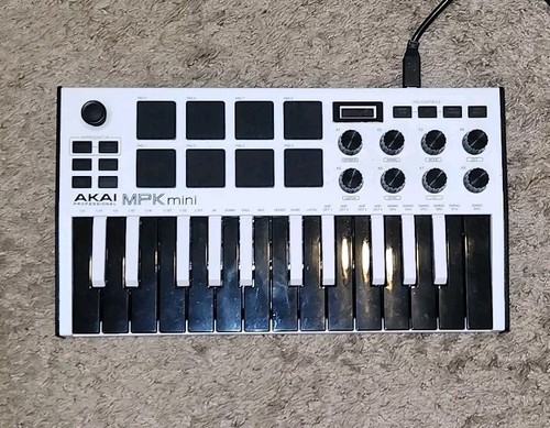 Akai MPK Mini MK3 25-Key MIDI Keyboard Compact Controller +MPC Beats ...