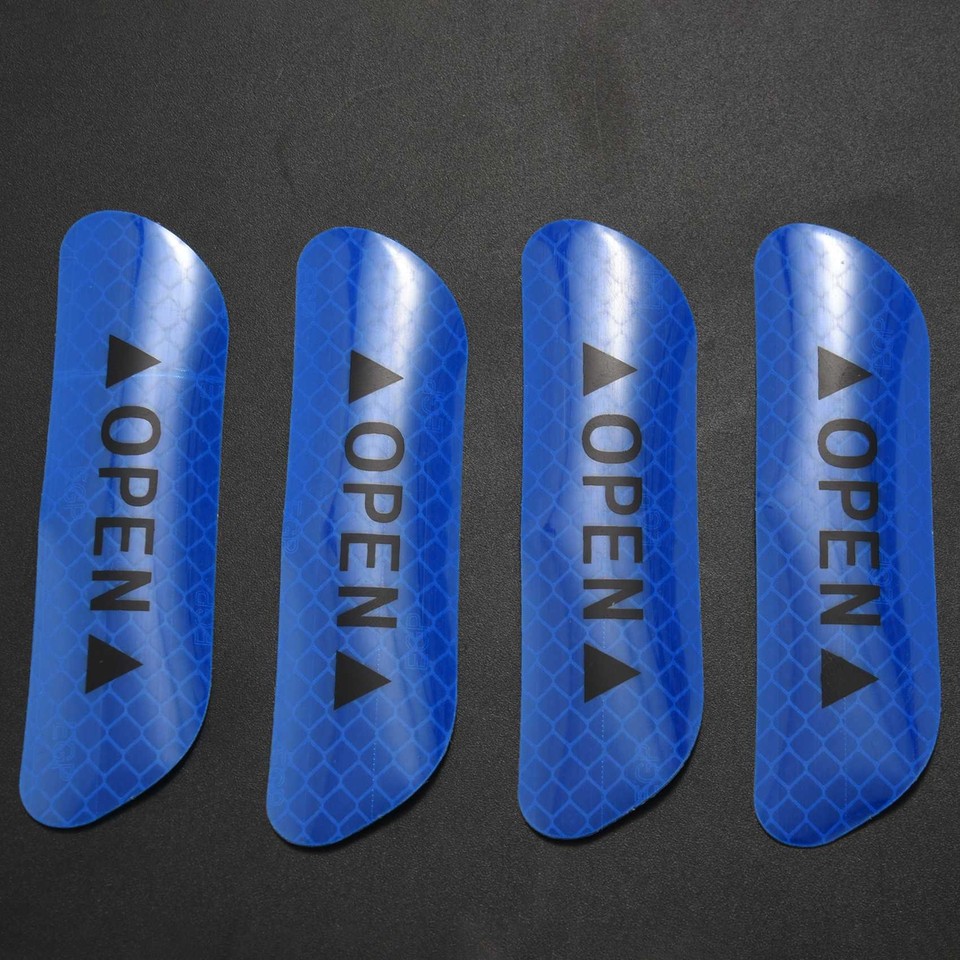 Car Door -Collision Warning Reflective Stickers Open Stickers Long ...