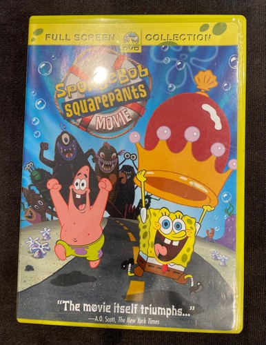 SPONGEBOB SQUAREPANTS MOVIE FULL SCREEN DVD | eBay