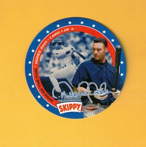 DEREK JETER 2001 SKIPPY PEANUT BUTTER DISC #1 YANKEES | eBay