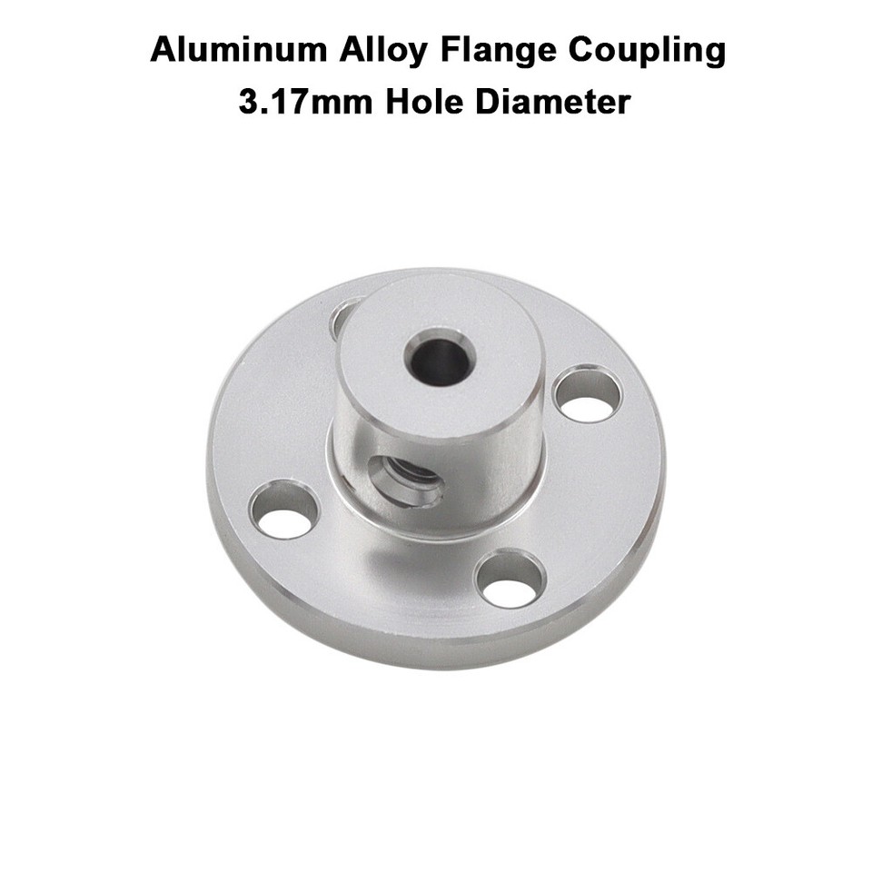 2-16mm Aluminum Alloy Rigid Flange Coupling Motor Connector Guide Shaft ...
