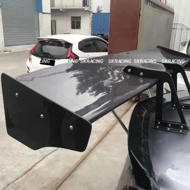 Universal GT-Style Racing For Car Real Carbon Fiber Wing Spoiler Rear ...