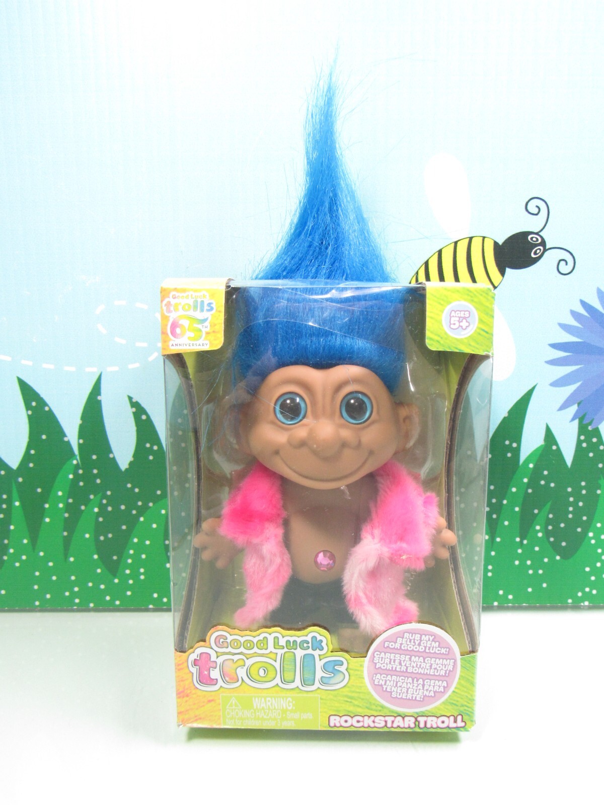 GOOD LUCK TROLLS ROCKSTAR TROLL - 4 1/2" Dreamworks Troll - NEW 65th ...