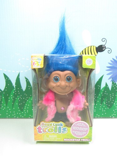 GOOD LUCK TROLLS ROCKSTAR TROLL - 4 1/2" Dreamworks Troll - NEW 65th ...