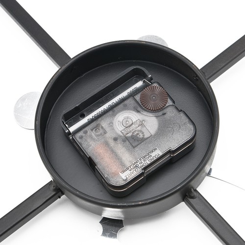 78CM Extra Large Roman Numerals Skeleton Wall Clock Open Face Round ...