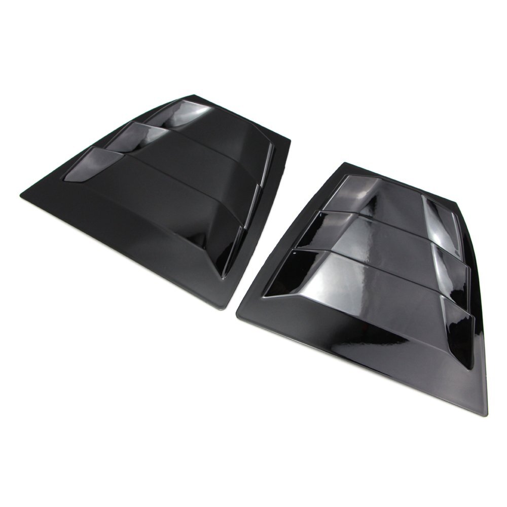 Glossy Black Quarter Side Window Louver Vent Cover for Mazda 3 Axela ...