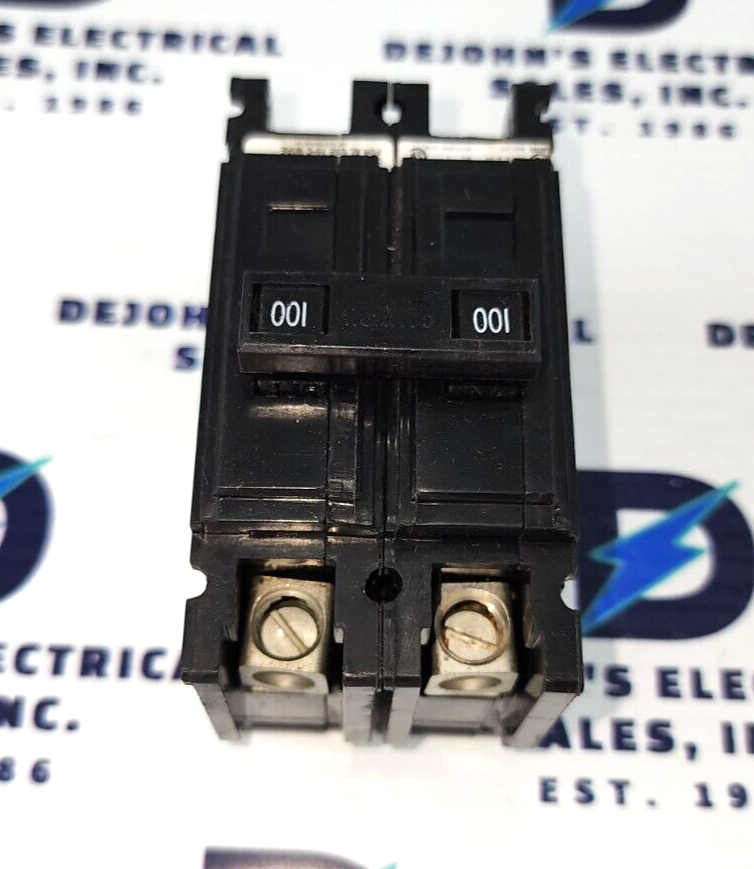 EATON/CUTLER HAMMER QC2100 100 AMP 120/240V 2 POLE FEED THRU BREAKER | eBay