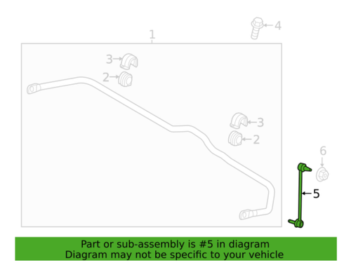 OEM 54830-L1000 LINK ASSY-FRONT STABILIZER FedEx# for Hyundai Sonata ...