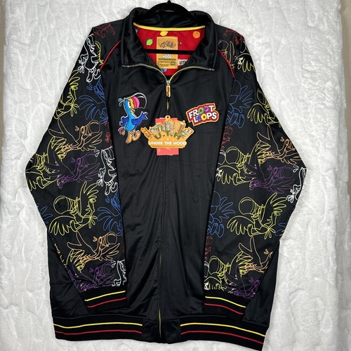 NWT Under the Hood kellogs froot loops track jacket black size 3XL ...