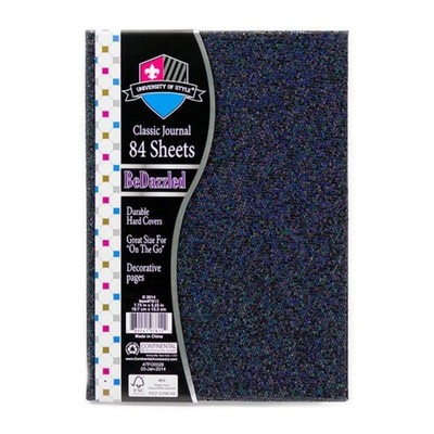 U Style Bedazzled Casebound A5 Journal 84 Pages - Black Glitter | eBay ...