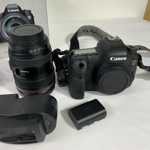Canon EOS 6D 20.2MP Digital Camera w/ Battery & Charger & Lens Low ...
