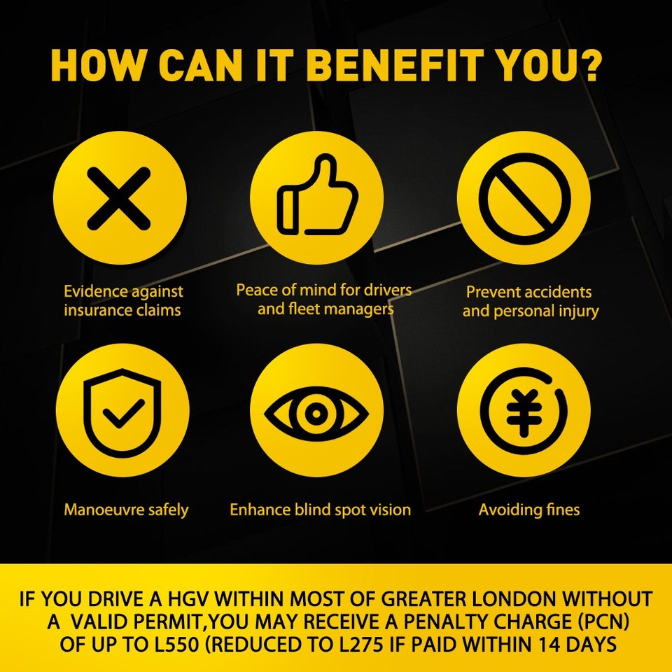 HGV Truck Blind Spot Information System DVS 2024 Kit London For Scania ...