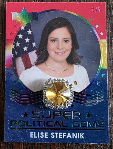 Decision 2024 Super Political Gems Elise Stefanik Rainbow Foil #PG-20 ...