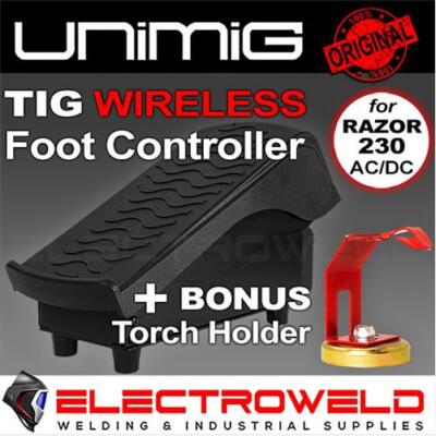 UNIMIG Tig Wireless Bluetooth Foot Control, Razor 230 ACDC Welding ...