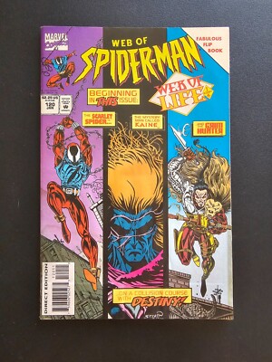 Marvel Comics Web of Spiderman #120 January 1995 Steven Butler Cover | eBay