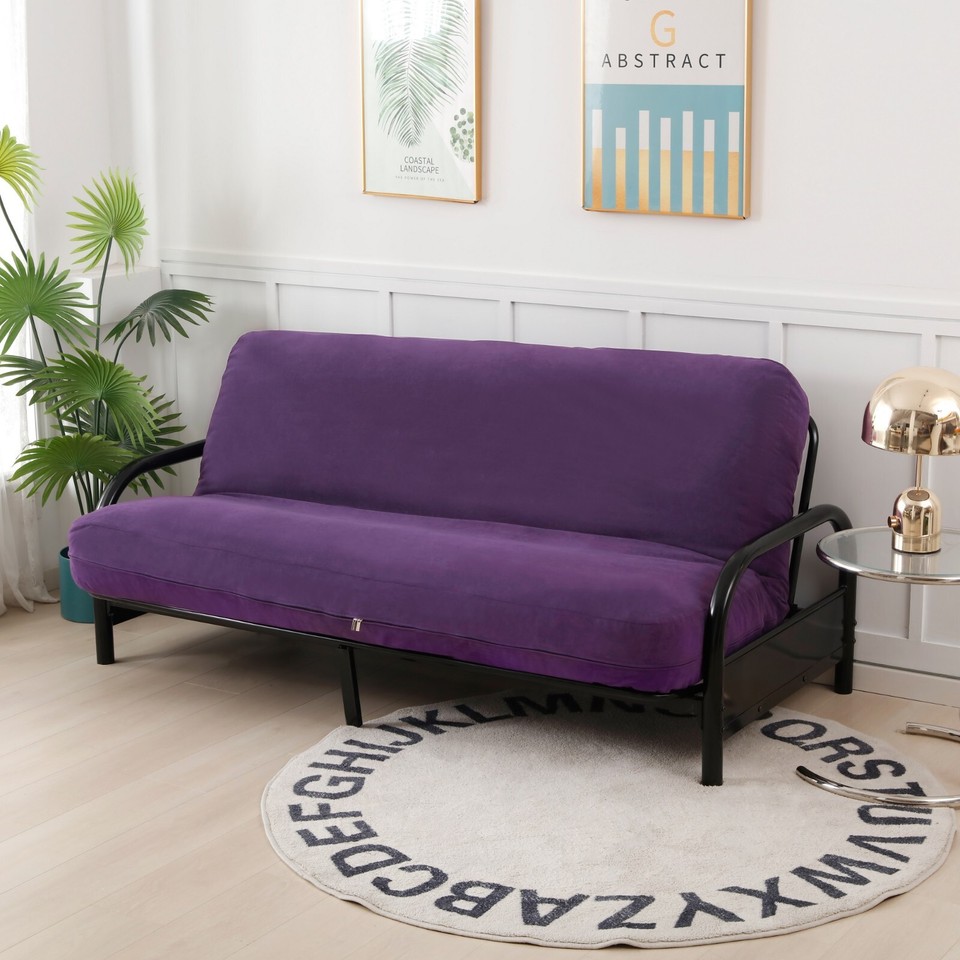 OctoRose Micro Suede Futon Cover sofa bed Cushion Mattress Cover ...
