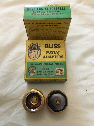 (8) Buss Fustat Adapters for 20A Fuse 125V | eBay