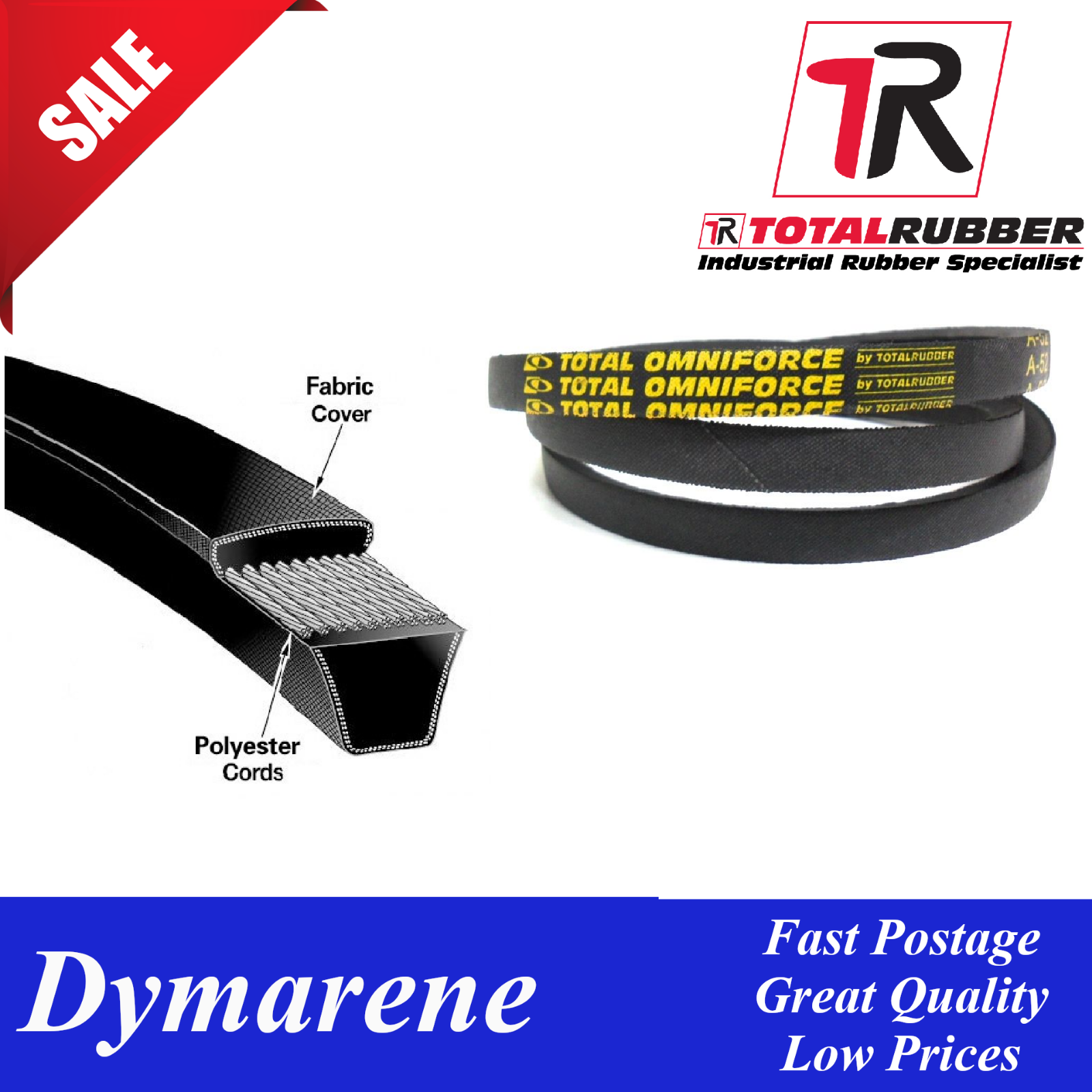 V Belt A Section A18-A60 Vee Belt Total Rubber/Challenge High Quality ...