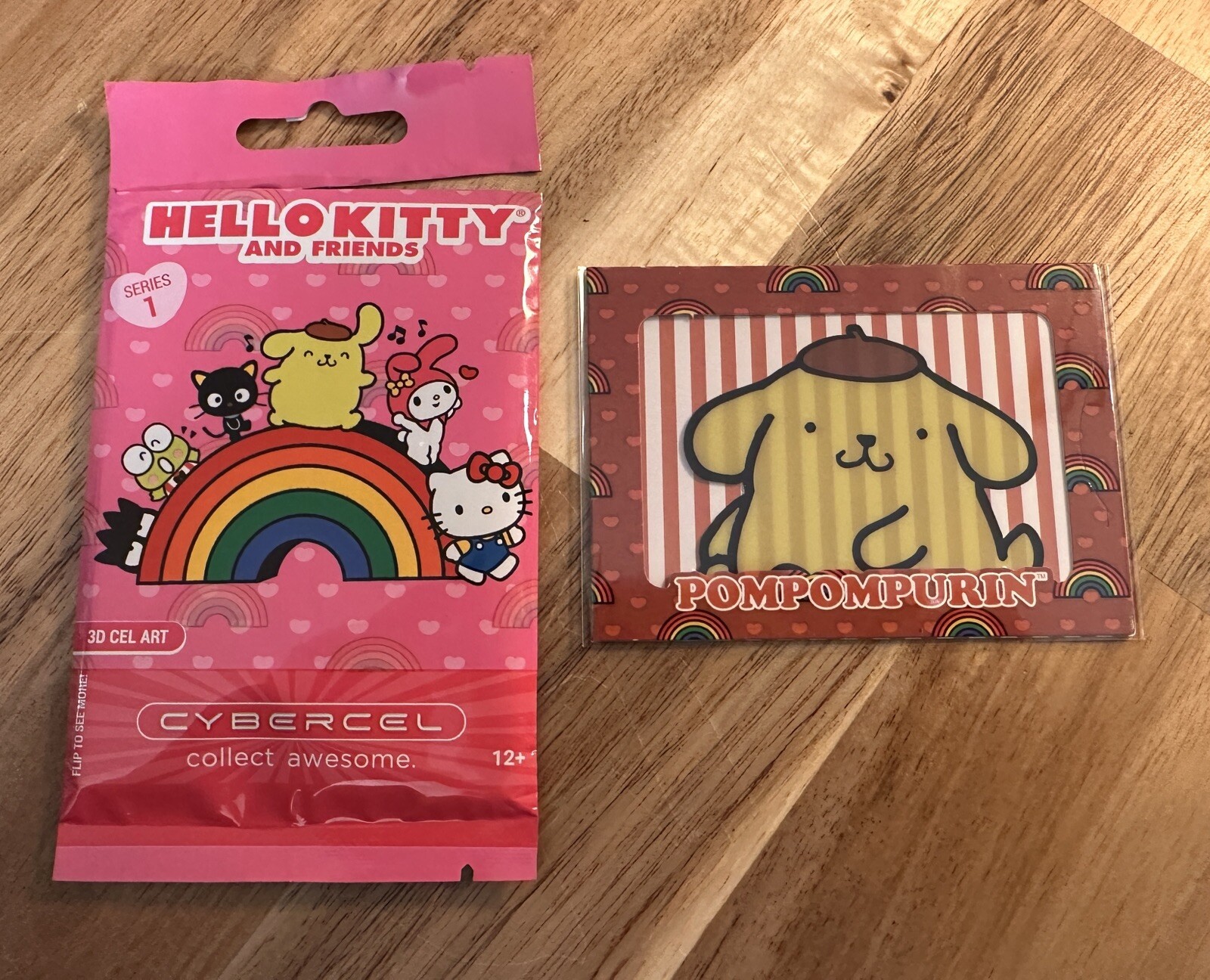 Hello Kitty And Friends Sanrio Cybercel 3D Cel Art Cards - Pompompurin ...