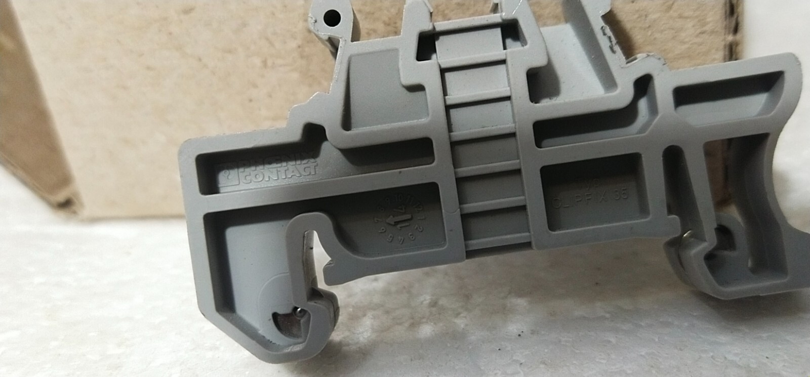 Phoenix Contact Clipfix 35 End Stopper Bracket Terminal Block Rail ...