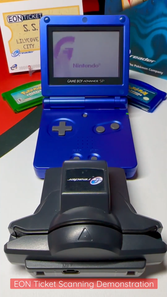 Eon Ticket - Pokemon Ruby & Sapphire e-Reader Custom Card (Read ...