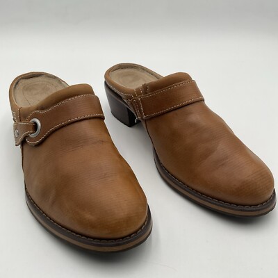 Red Wing Clogs Women’s Size 7 D Brown Leather Block Heels | eBay