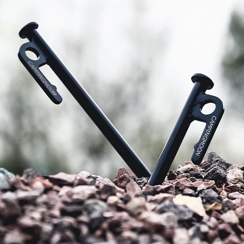 Stay Safe and Secure with CAMPINGMOON Hard Ground Carbon Steel Tent ...