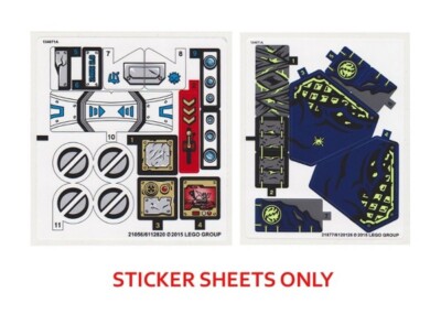LEGO 70737 - Ninjago: Possession - Titan Mech Battle - STICKER SHEET 1 ...