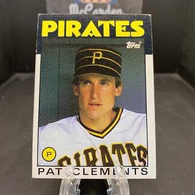 1986 Topps Pat Clements #754 Pittsburgh Pirates | eBay