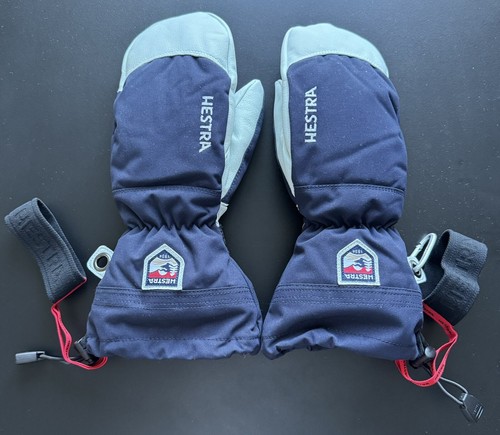 Hestra Alpine Pro Army Leather Heli Ski Mitt Gloves Unisex Size 8 | eBay