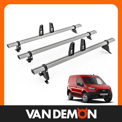 Ford Transit Connect Roof Rack for 2013-2023 Long (L2) 3x Roof Bars | eBay