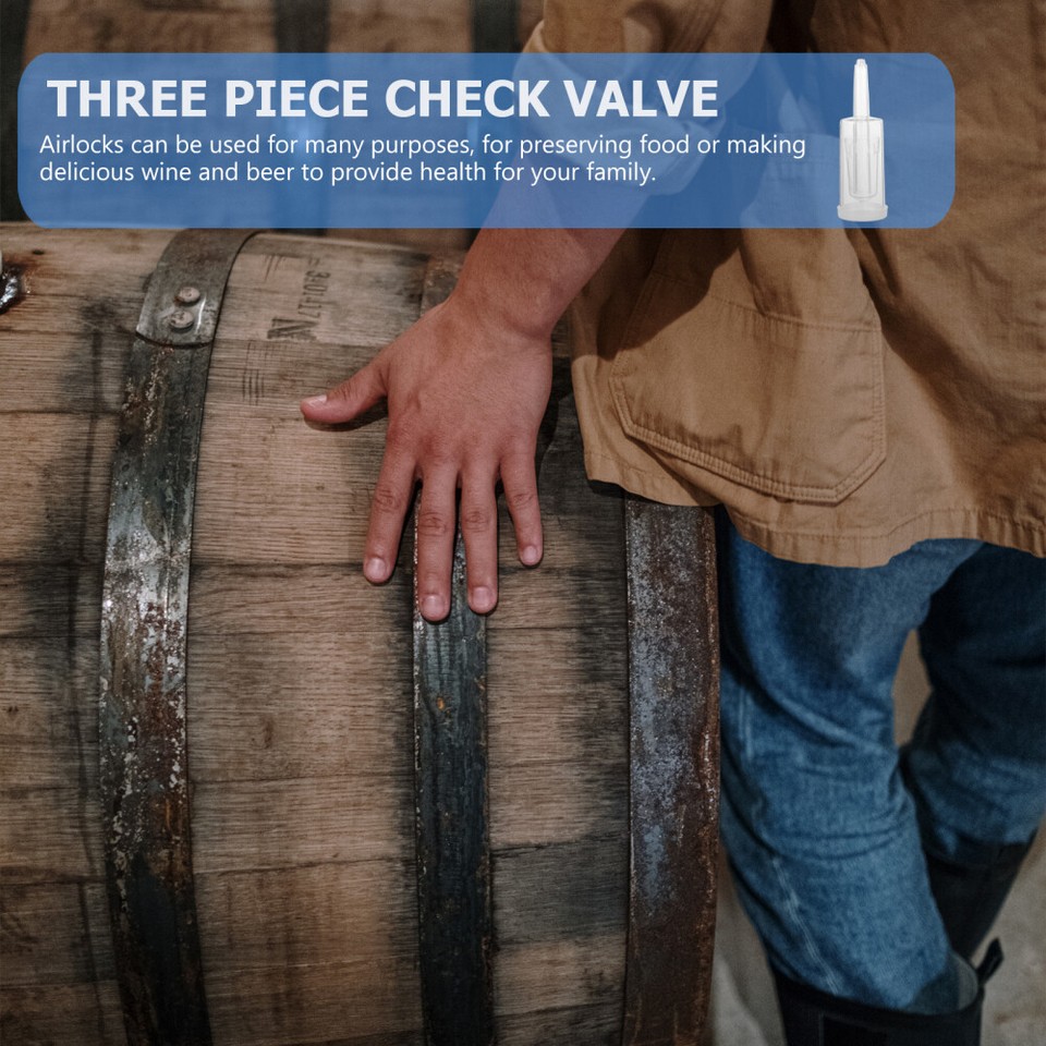 6PCS Air Locks Silicone Plugs Fermentation Supplies Airlock Set for ...