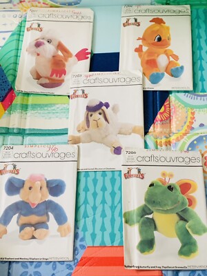 Uncut 1980’s Simplicity Pattern FIRFFELS 7202, 7203, 7204, 7206, 7207 ...