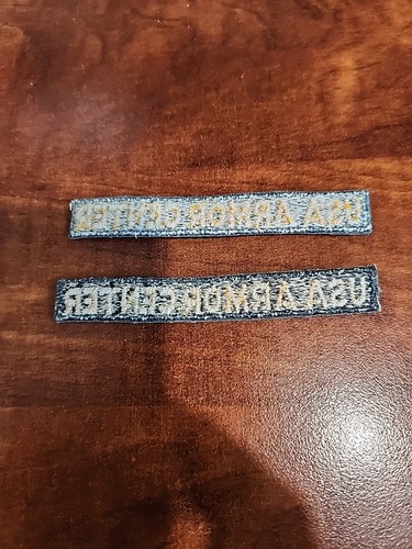 2 VINTAGE U.S.ARMY USA Armor Center Patch See Pictures Free Shipping | eBay